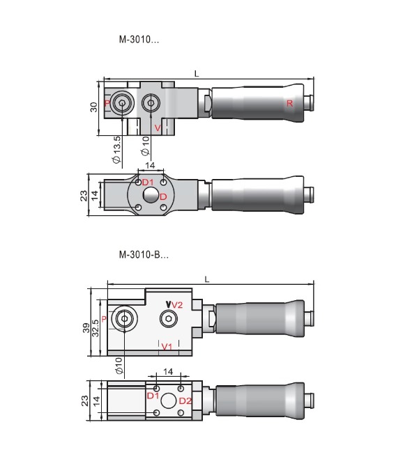 Генератор вакуумный многоступенчатый M3010 — Вакуумные присоски и захваты